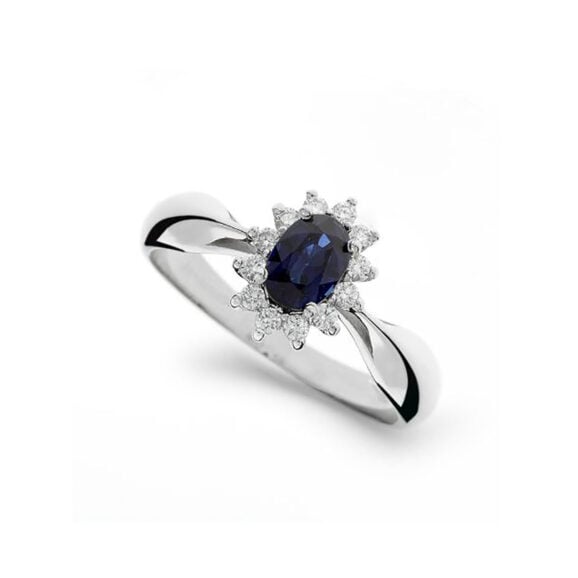 Safir verenički prsten • Zlatara AS • Beograd, Novi Sad