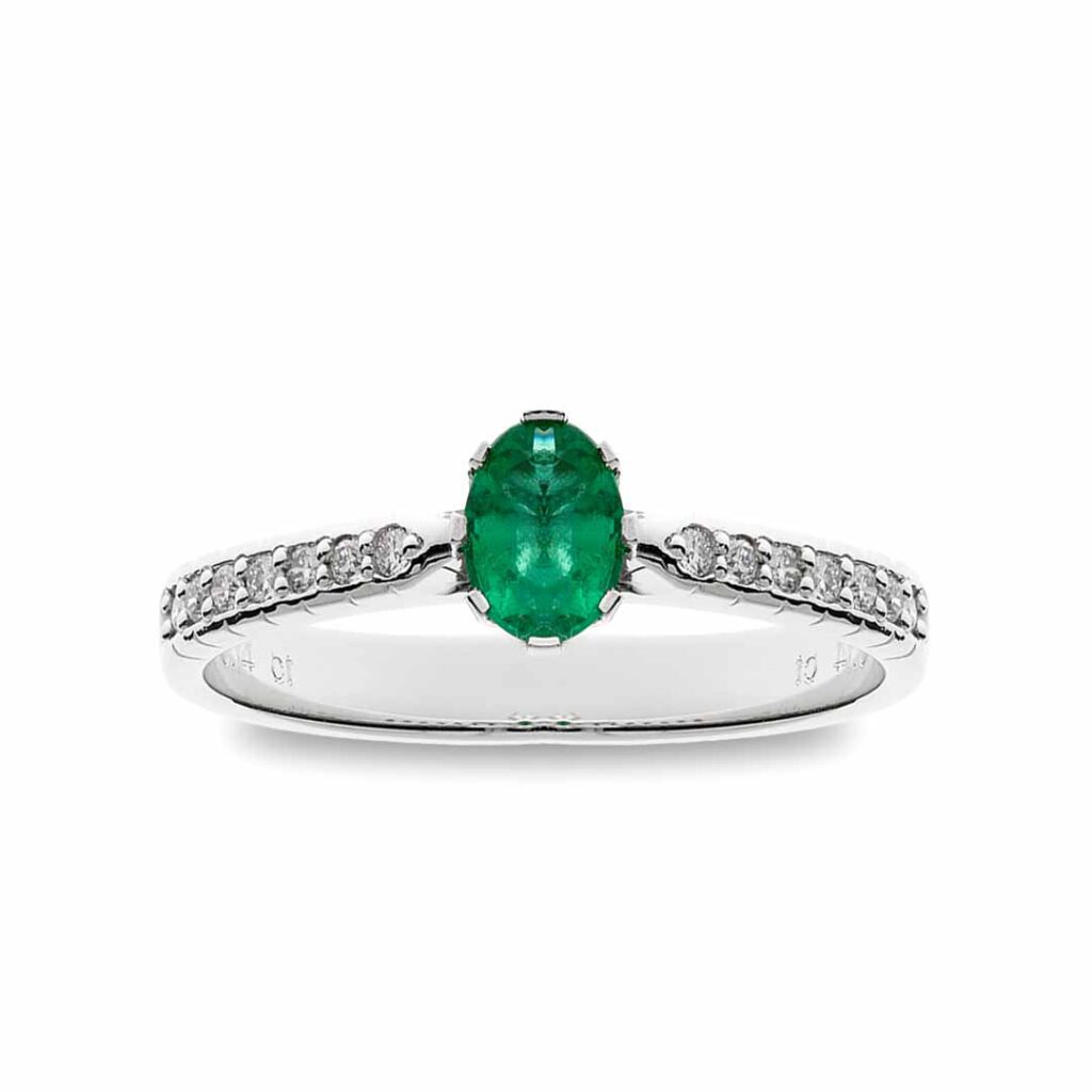 Smaragd verenički prsten • Zlatara AS • Beograd, Novi Sad