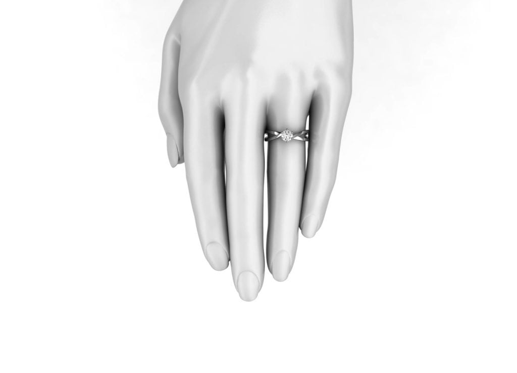 AS Prsten 0101 Beli Safir • Zlatara AS