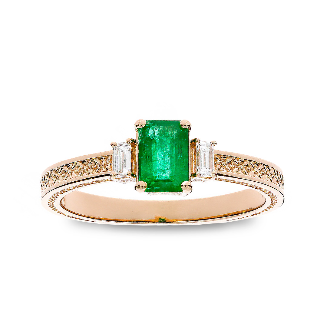 Smaragd verenički prsten • Zlatara AS • Beograd, Novi Sad