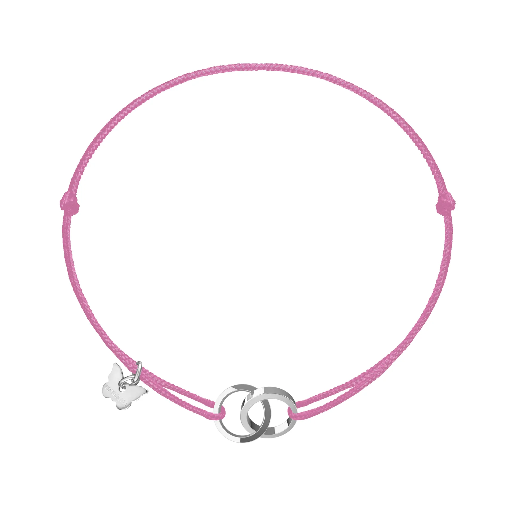 Dva prstena, Antique Pink Borboleta konac narukvica • Zlatara AS