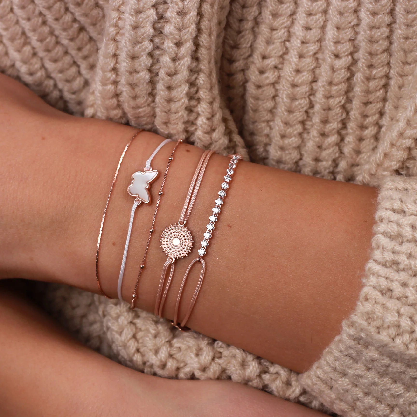 Konac narukvice • Zlarara AS • Borboleta narukvice sa koncem