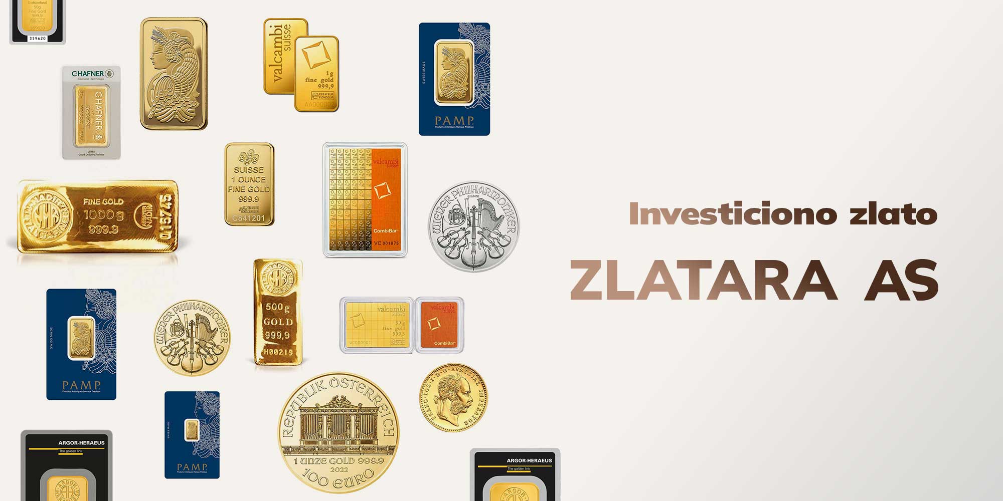 Investiciono zlato • Zlatara AS • Novi Sad, Beograd