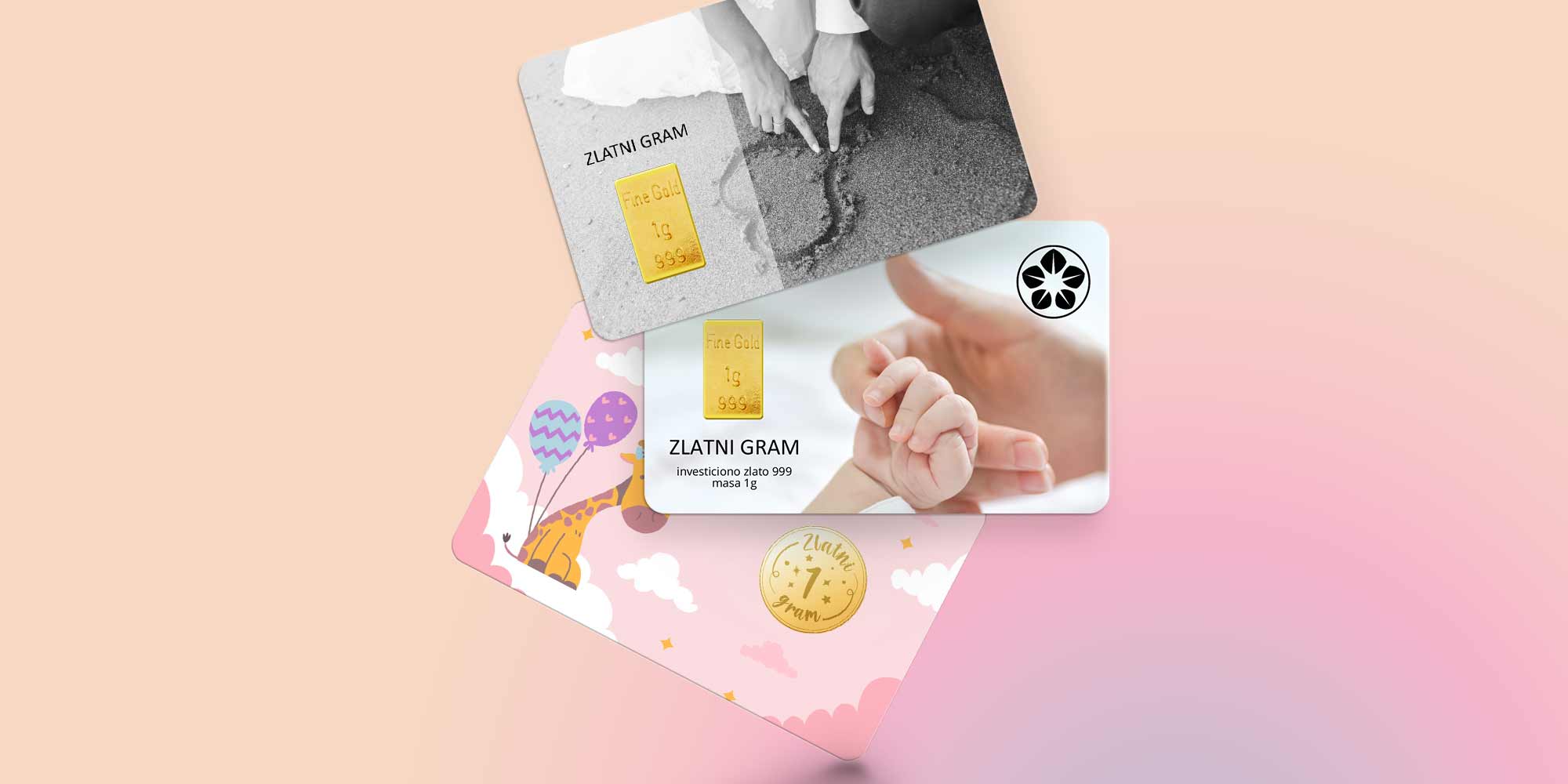 Zlatara AS Zlatni gram u blister kartici, 1g 24k 999 čisto zlato Zlatara AS